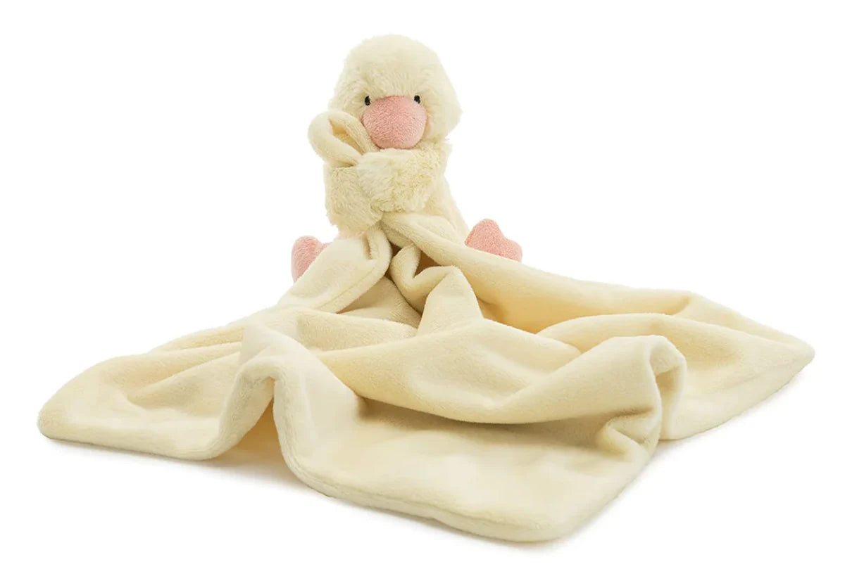 Jellycat Bashful Duck Soother - Official UK Stockist - Fast UK Shipping ...