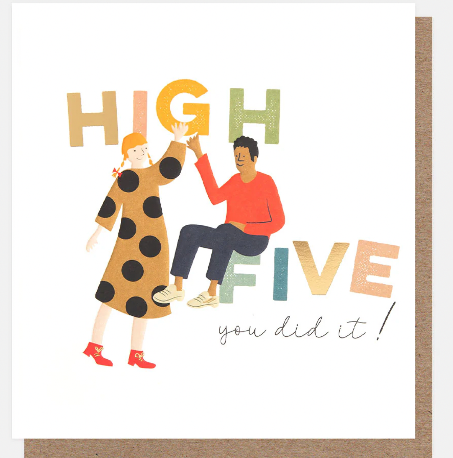 High Five Congratulations Card