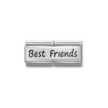 Nomination Charm - Silver Double Best Friends Official UK Stockist ...