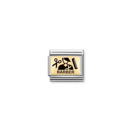 Nomination Charm - Gold Plate - Dream Job - Barber Official UK Stockist ...